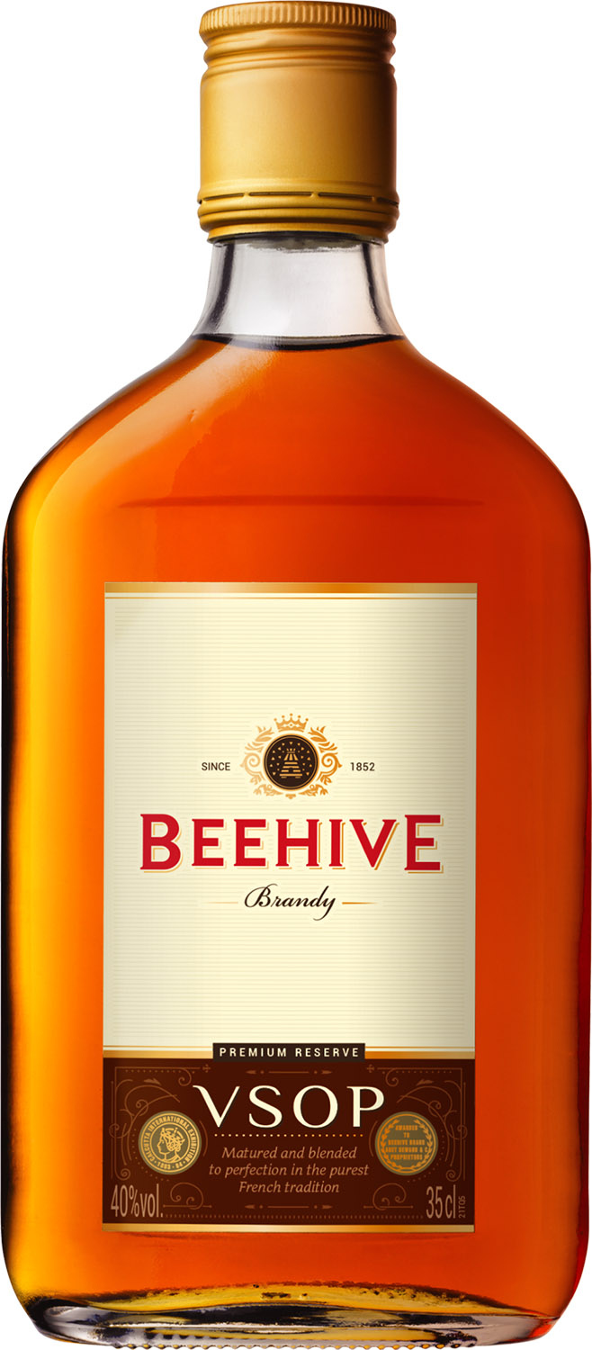 Beehive Brandy VSOP 0,35L 40% - M&P Alkohole Wina Cygara