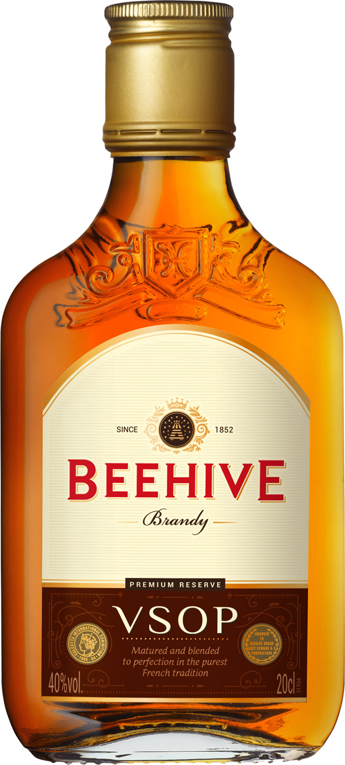 Beehive Brandy VSOP 0,2L 40% - M&P Alkohole Wina Cygara