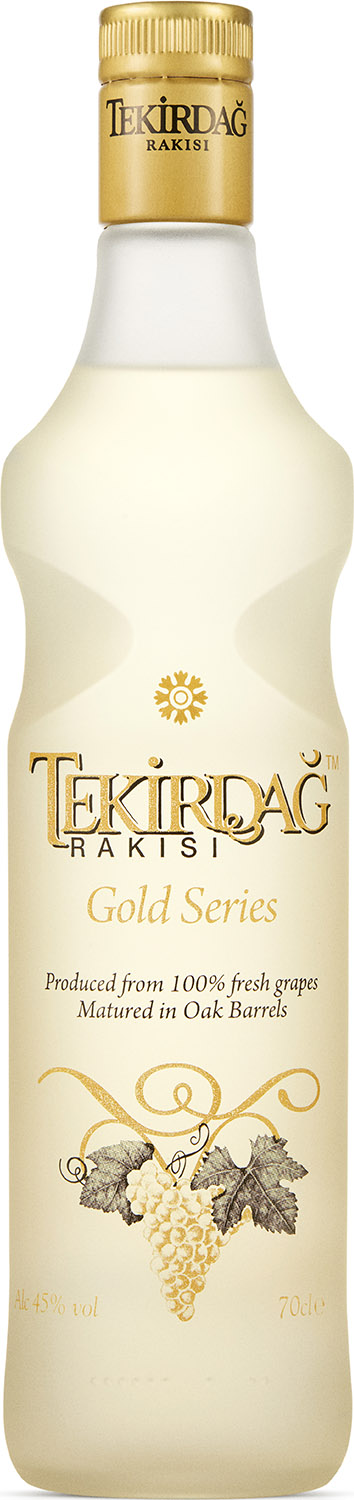 TEKIRDAG RAKI GOLD SERIES 0,35L 45% ARAK - M&P Alkohole Wina Cygara