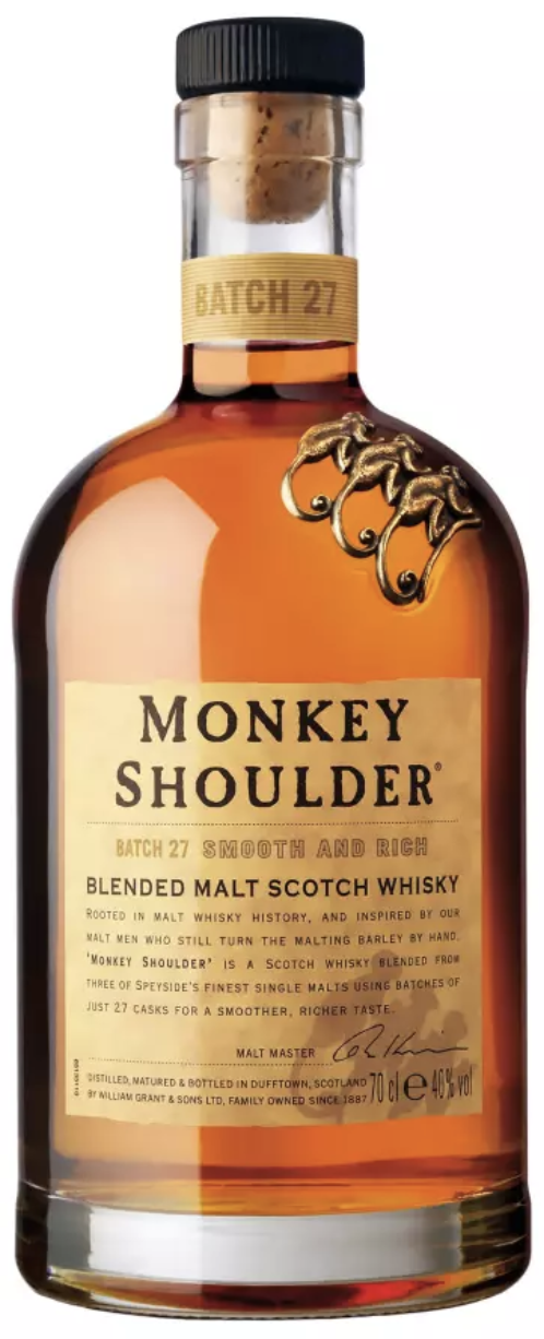 MONKEY SHOULDER WHISKY 0,7L 40% - M&P Alkohole i Wina Świata