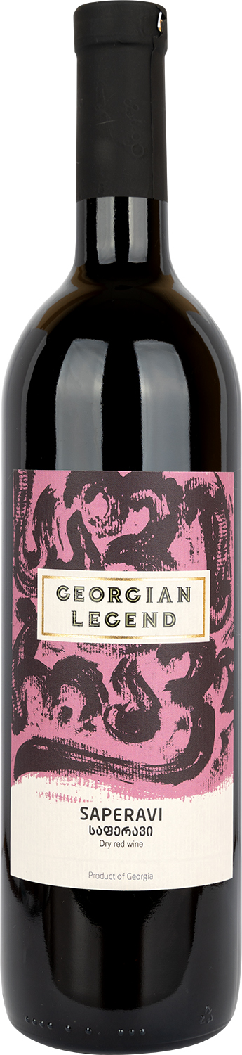 Georgian Legend Saperavi 13% 0,75L 2020 - M&P Alkohole Wina Cygara